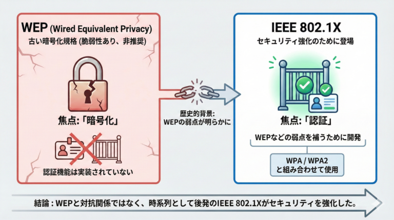 IEEE 802.1X（EAP）とは？IT資格試験対策完全ガイド｜ITパスポート・SG・FE・AP対応｜初心者向け解説｜TAKE IT EASY!